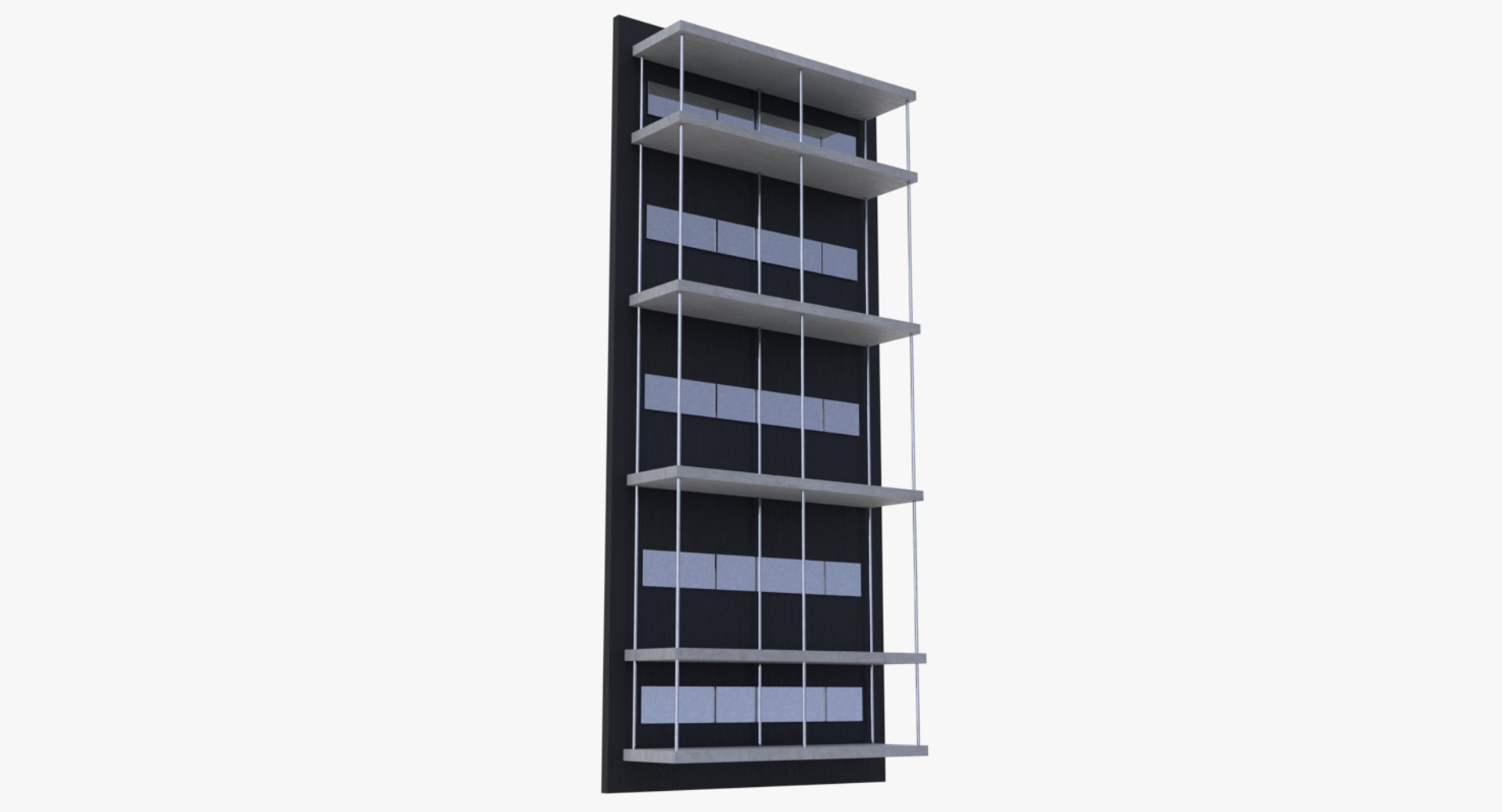 3d Model Shelf Shelves Blender