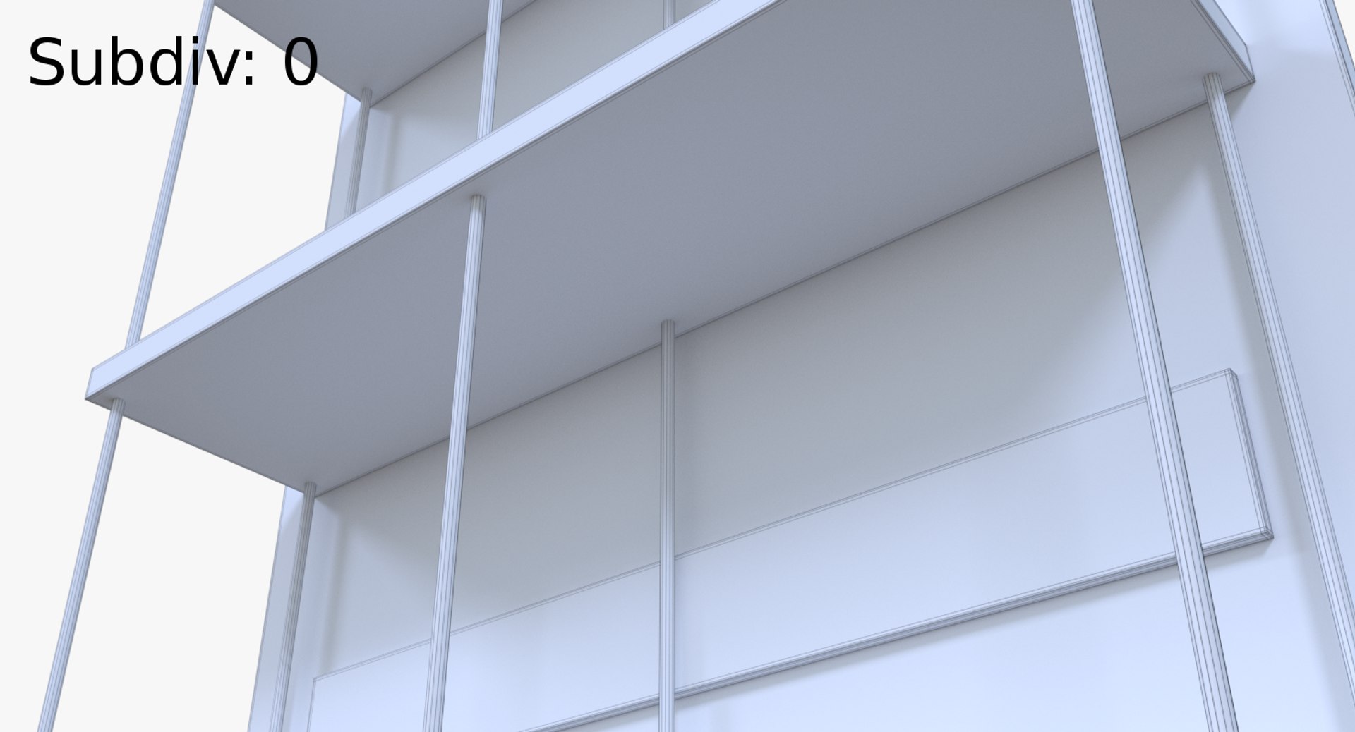 3d Model Shelf Shelves Blender