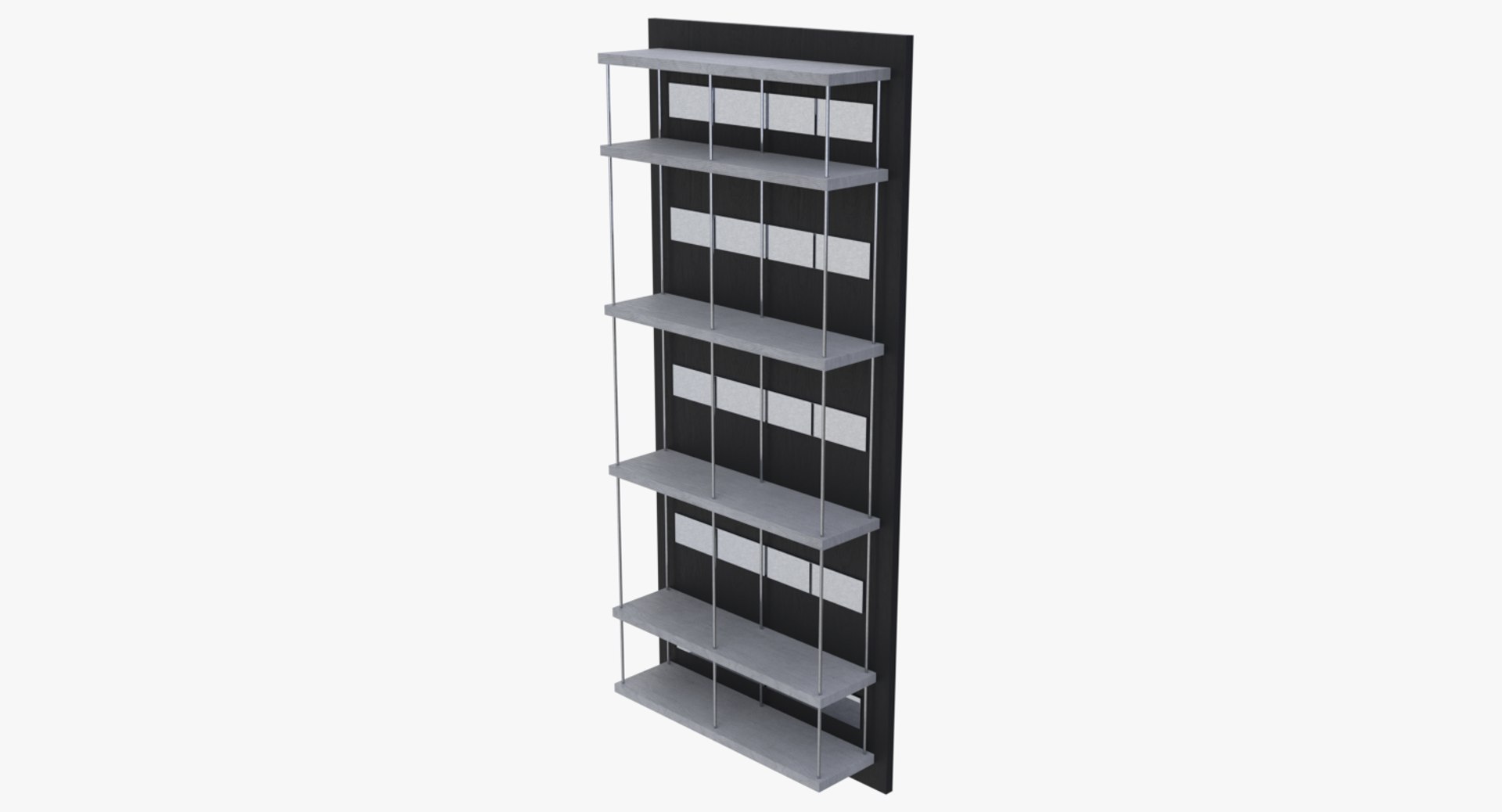 3d Model Shelf Shelves Blender