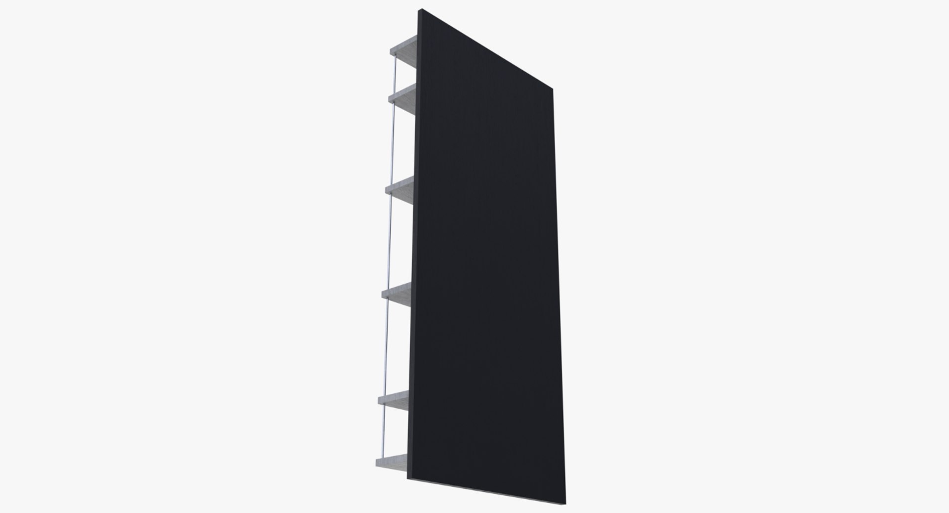 3d Model Shelf Shelves Blender
