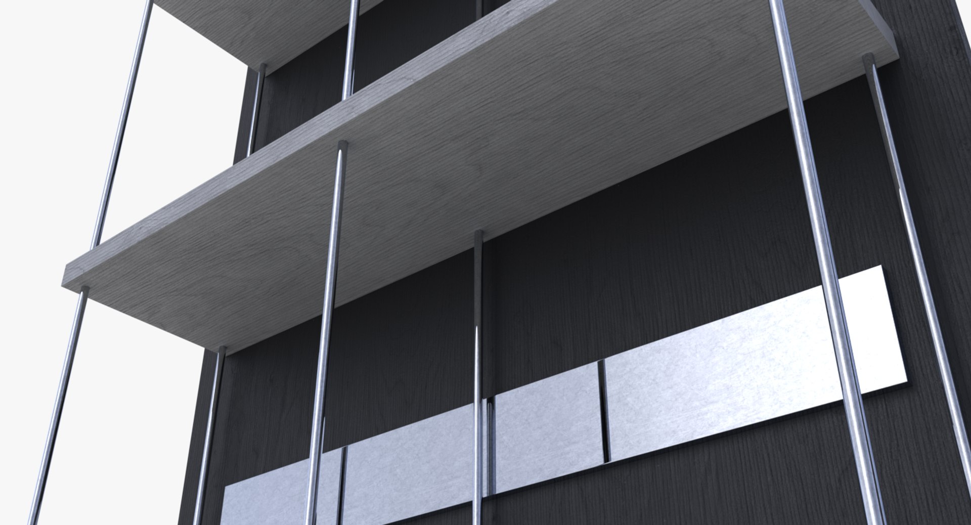 3d Model Shelf Shelves Blender
