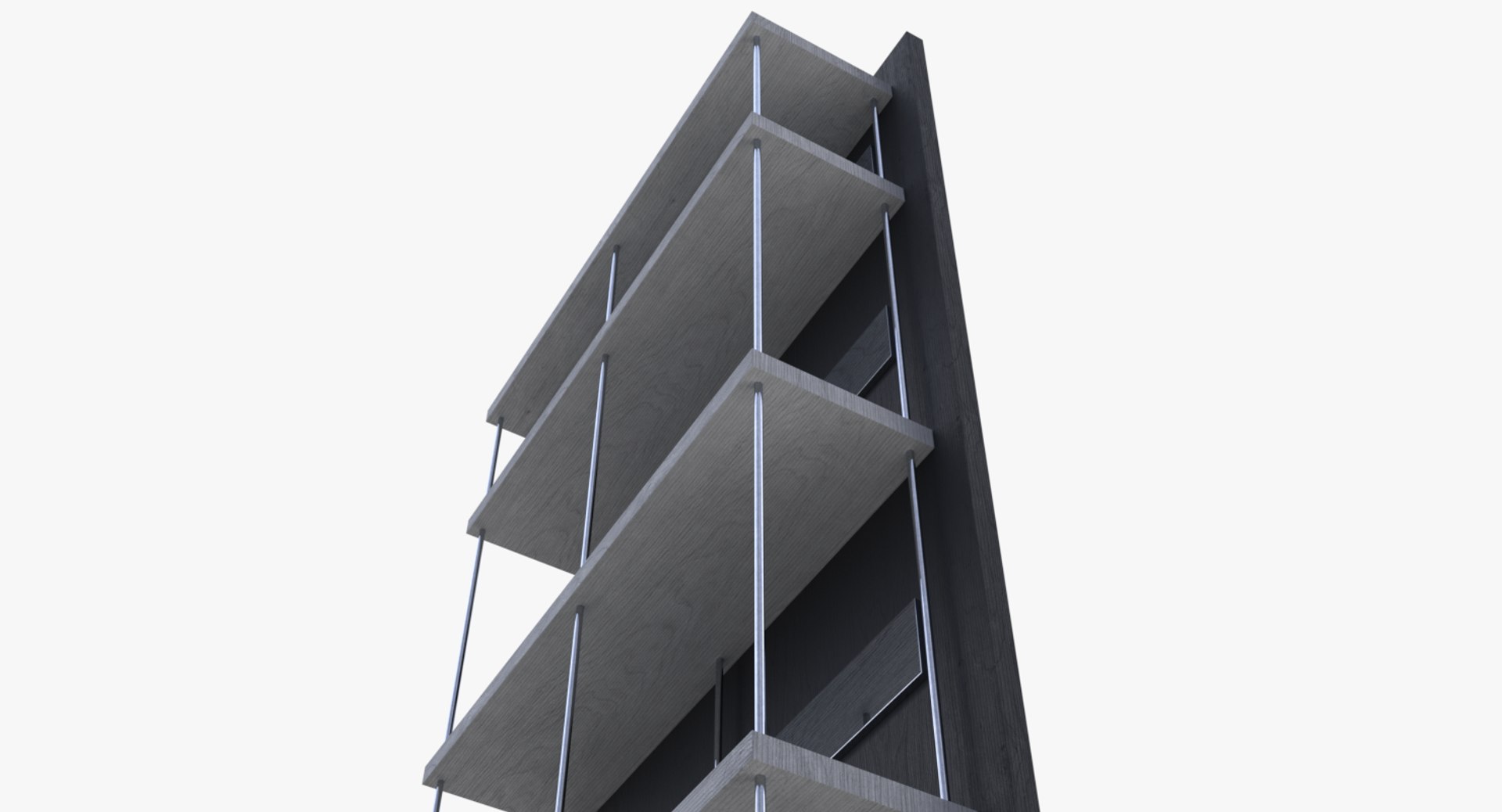 3d Model Shelf Shelves Blender