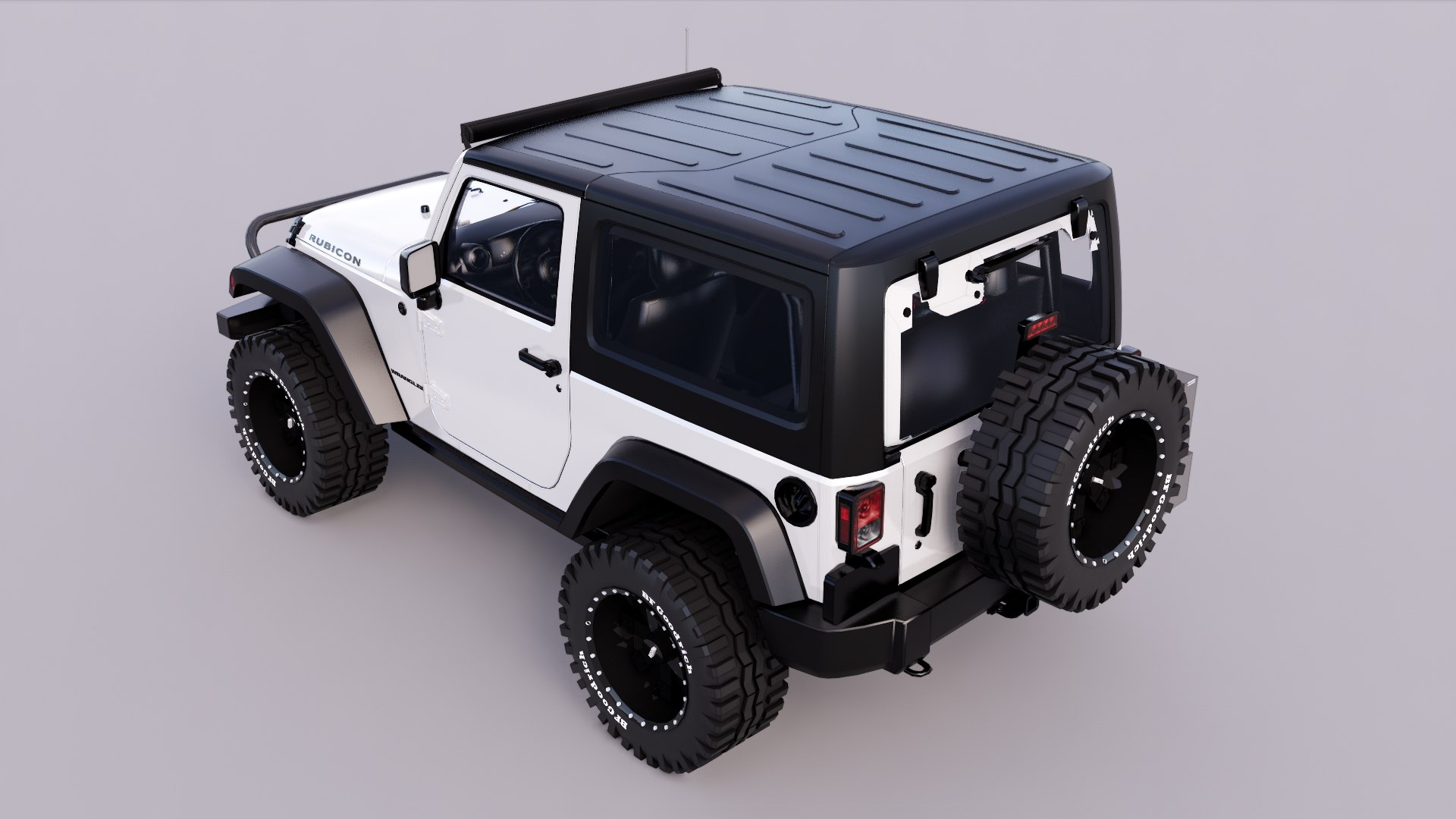 4x4 Jeep Wrangler Rubicon 3D Model - TurboSquid 2200011