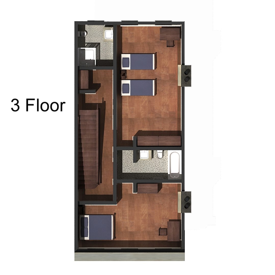 Downtown Building Interior 3d Max