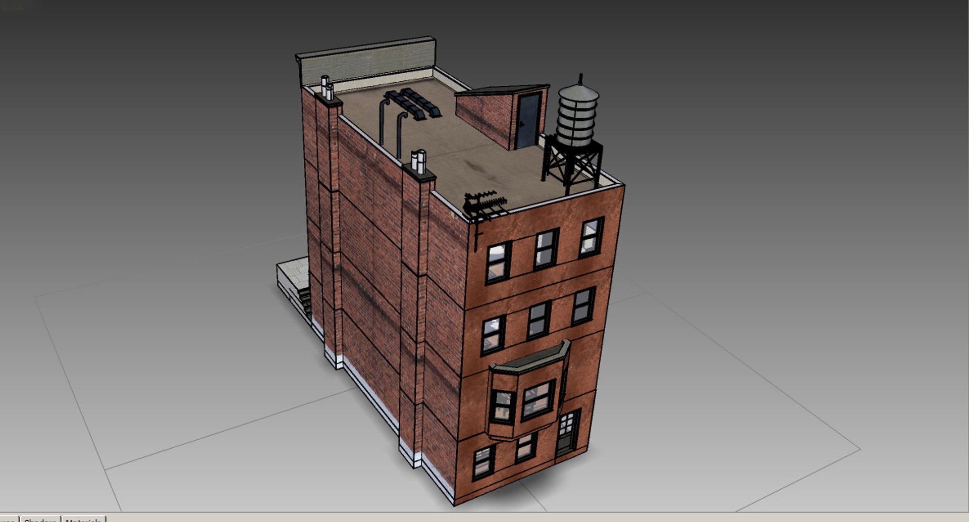 Downtown Building Interior 3d Max