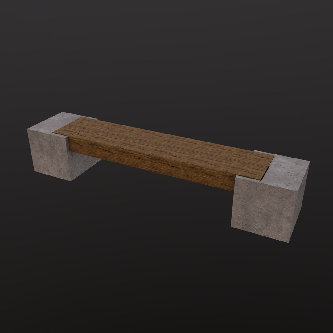 3D Bench Base - TurboSquid 1490932