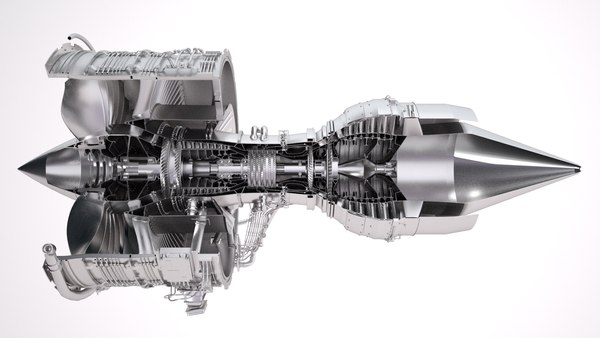 modelo 3d Jet Engine Cutaway - TurboSquid 2095383
