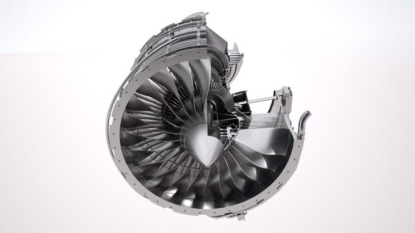 modelo 3d Jet Engine Cutaway - TurboSquid 2095383