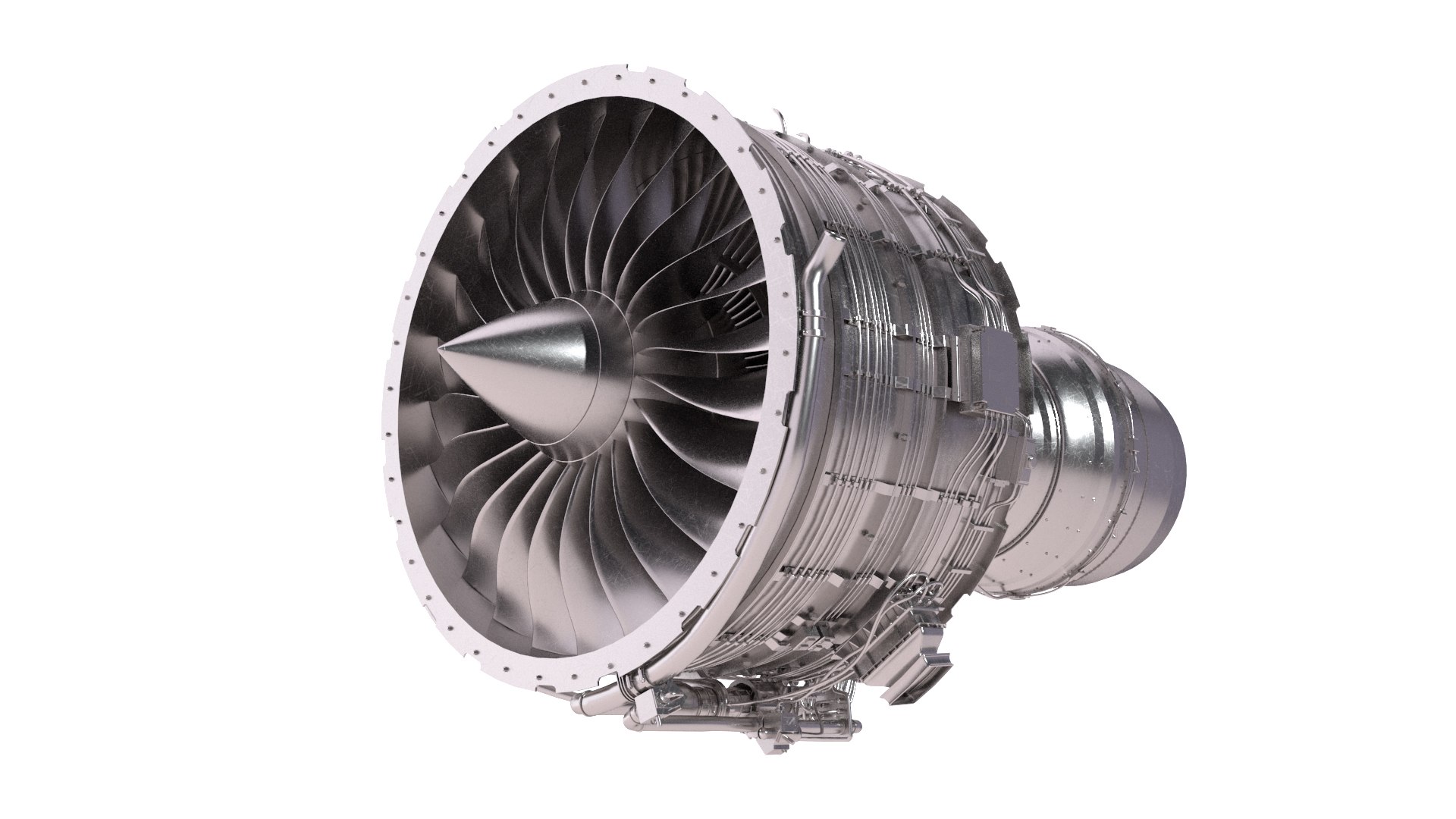 Jet Engine Cutaway 3D Model - TurboSquid 2095383