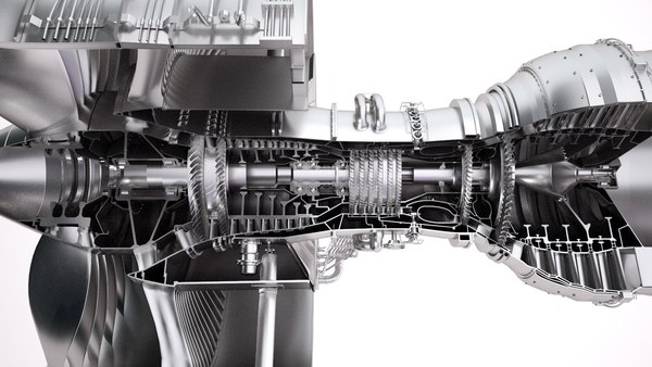 modelo 3d Jet Engine Cutaway - TurboSquid 2095383