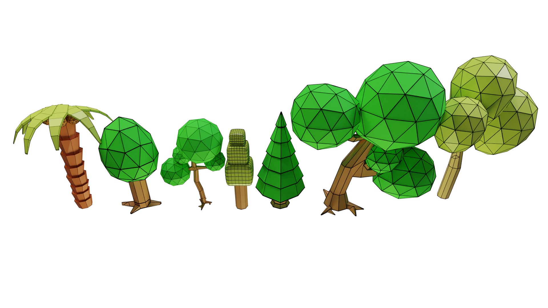 Low Poly Tree Model - TurboSquid 2127373