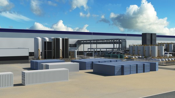 3D Huge Manufacturing Plant model - TurboSquid 1788365