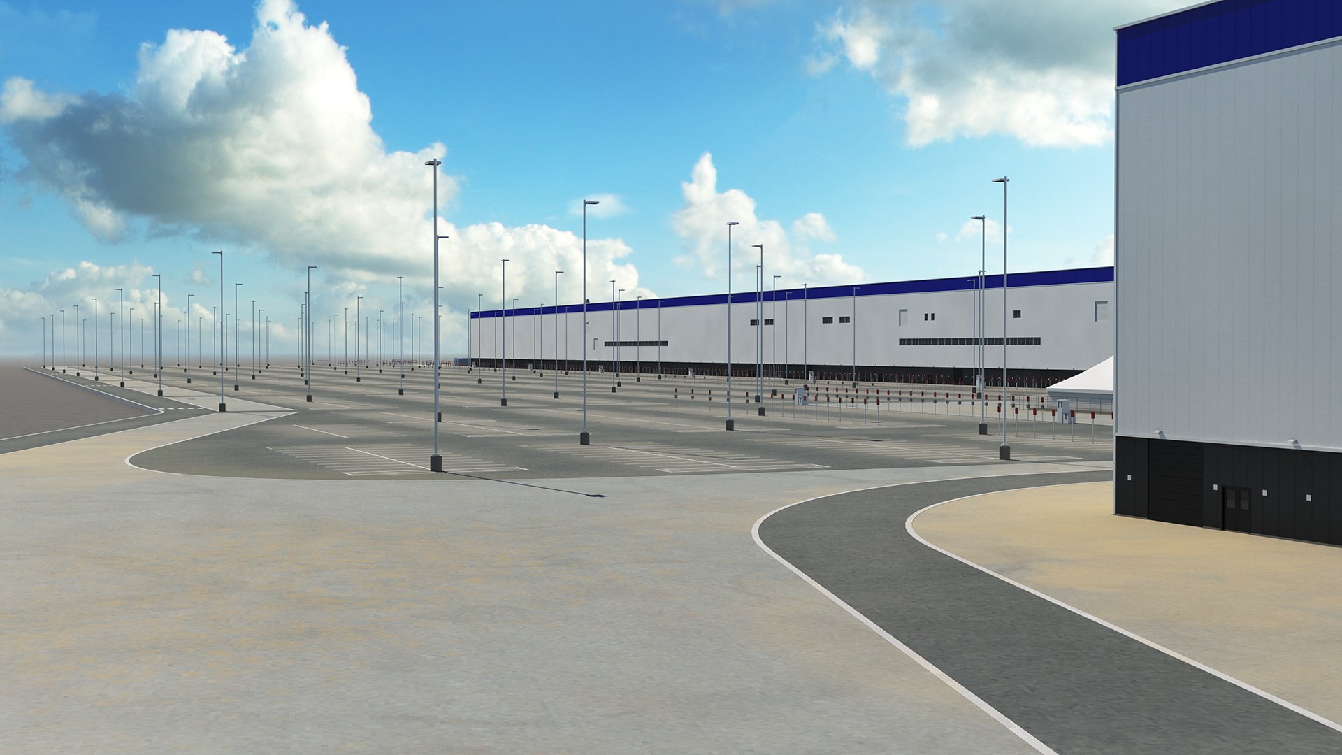 3D Huge Manufacturing Plant model - TurboSquid 1788365