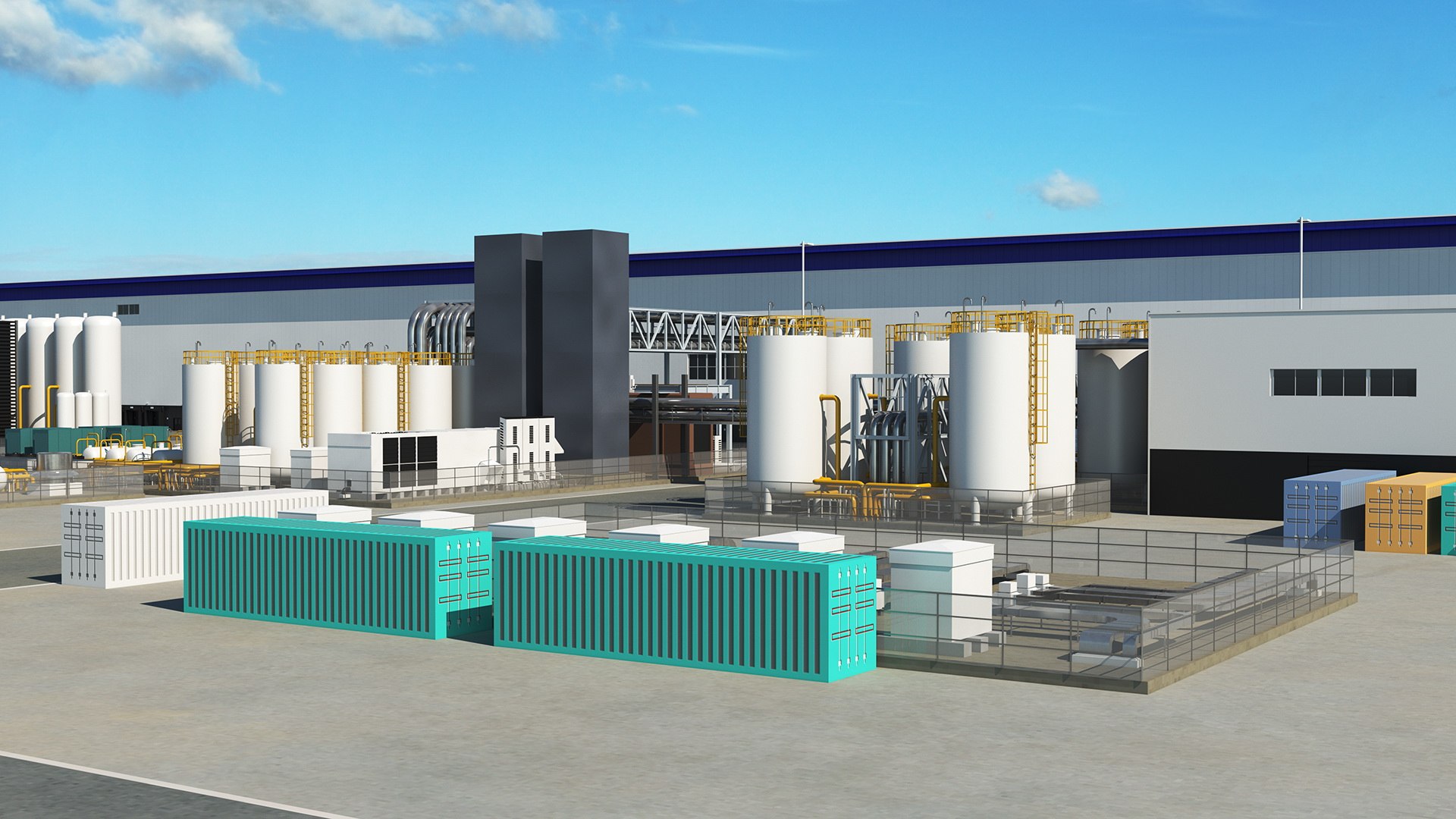 3D Huge Manufacturing Plant model - TurboSquid 1788365