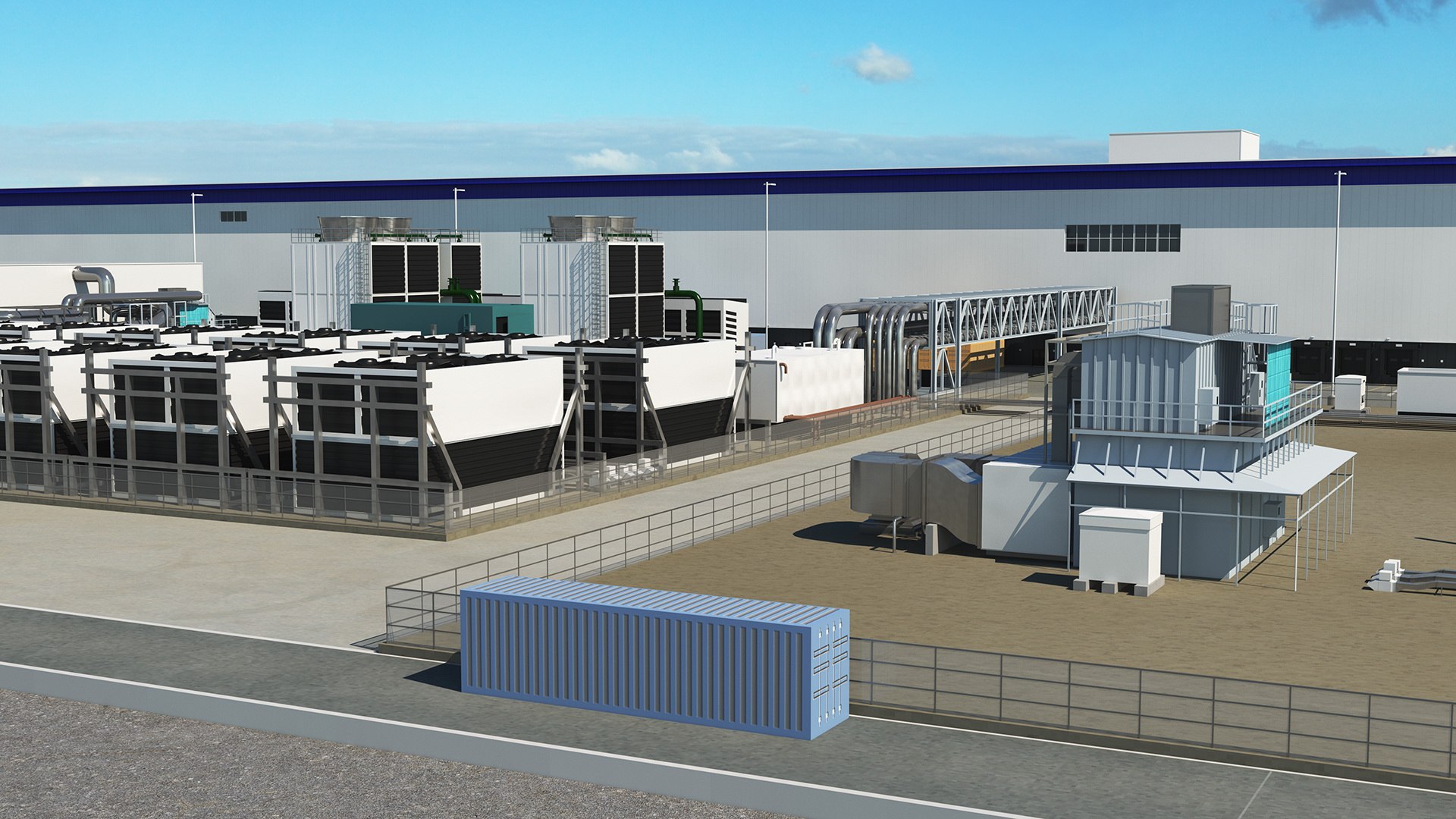 3D Huge Manufacturing Plant model - TurboSquid 1788365
