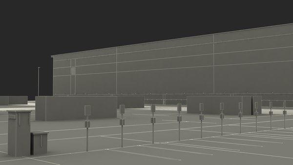 3D Huge Manufacturing Plant model - TurboSquid 1788365