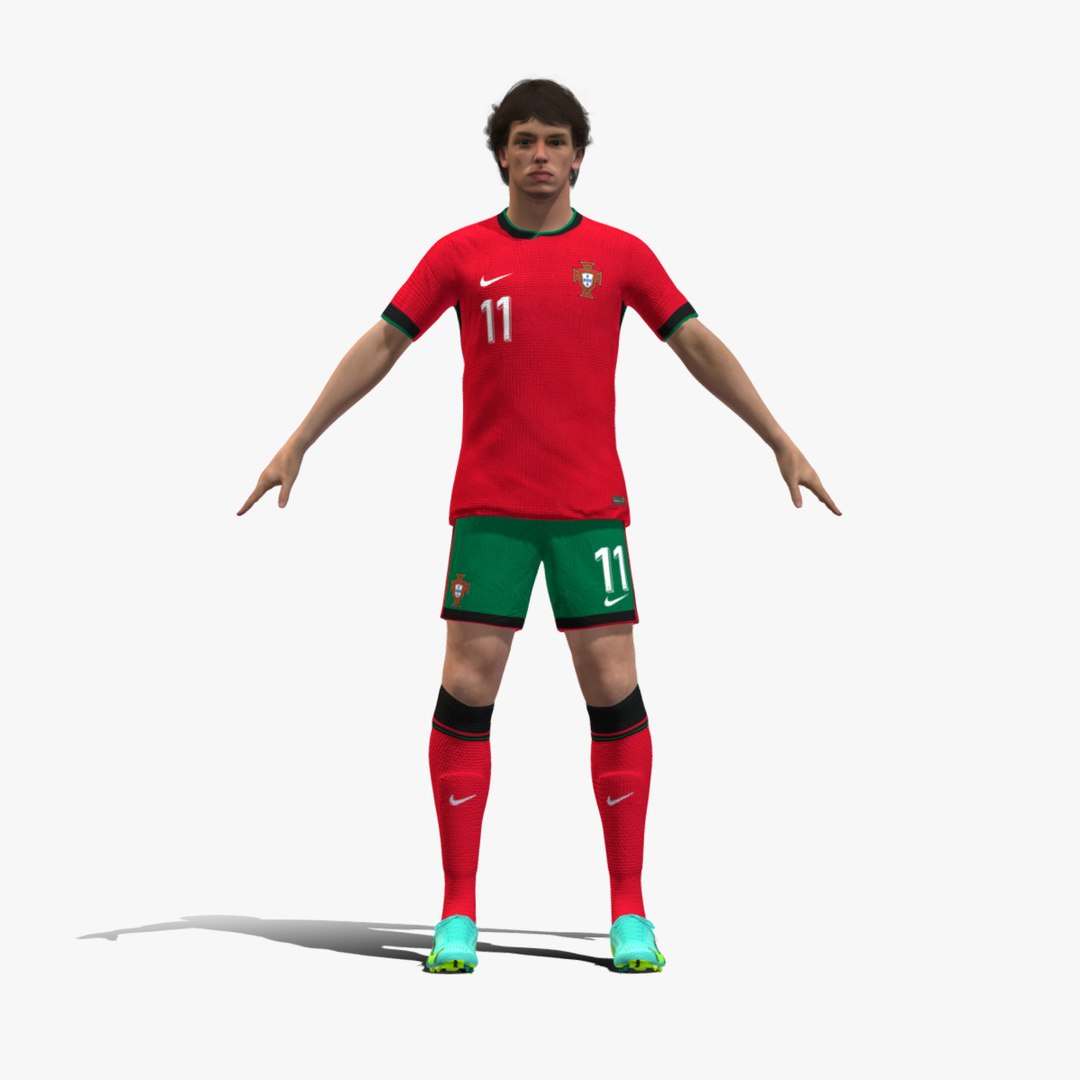 3D Rigged Joao Felix Portugual Euro 2024 3D Model - TurboSquid 2251918
