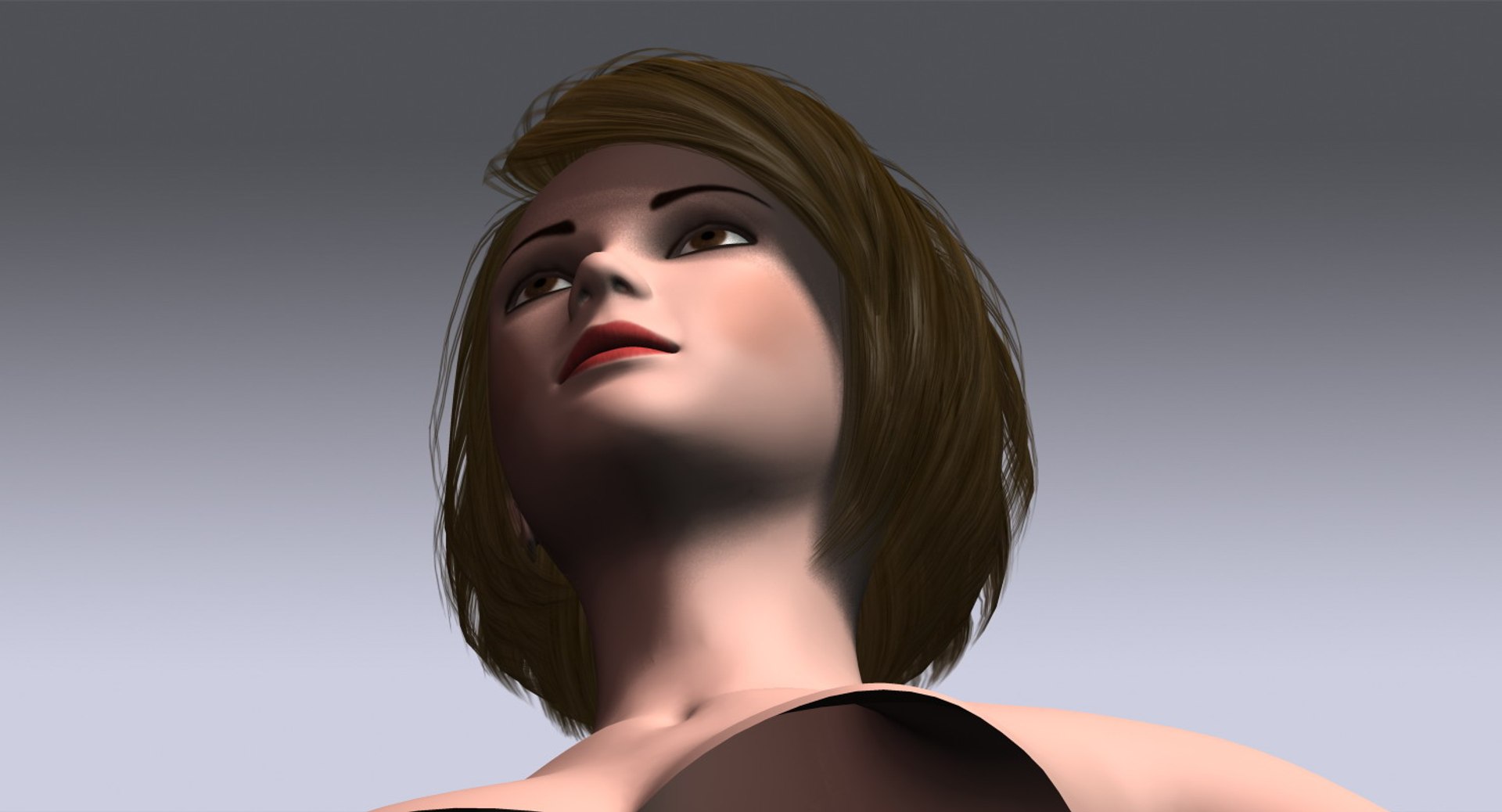 3d Model Nancy Hair