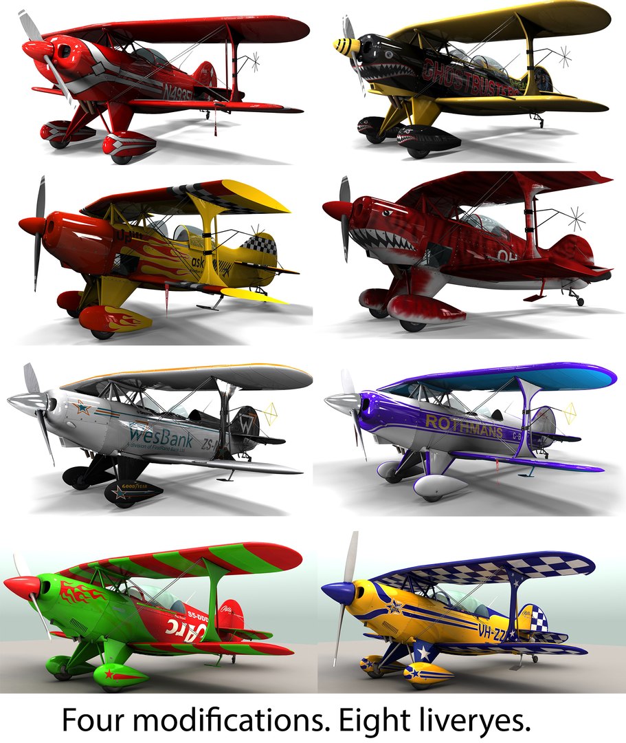 3D Pitts Special Pack - TurboSquid 1180018