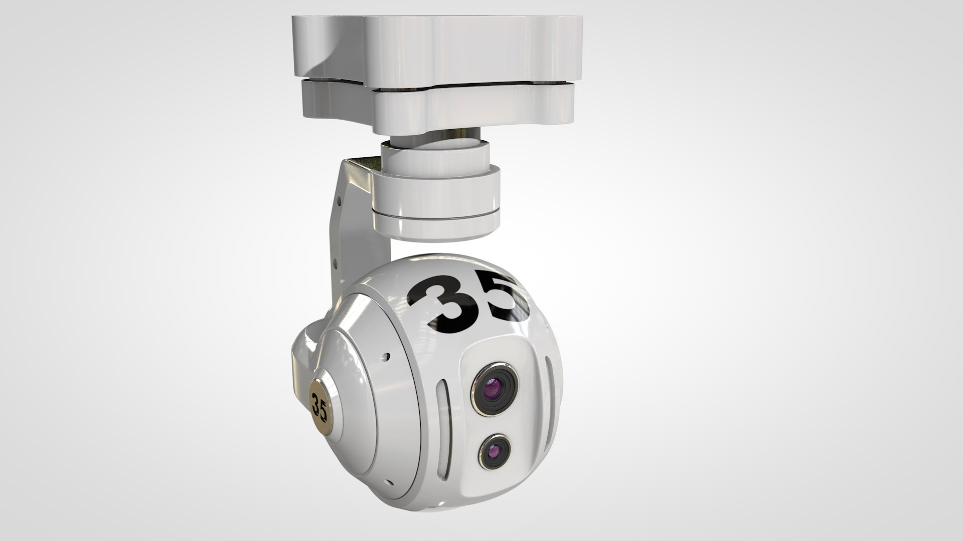 3D Gimbal Camera - TurboSquid 1794778