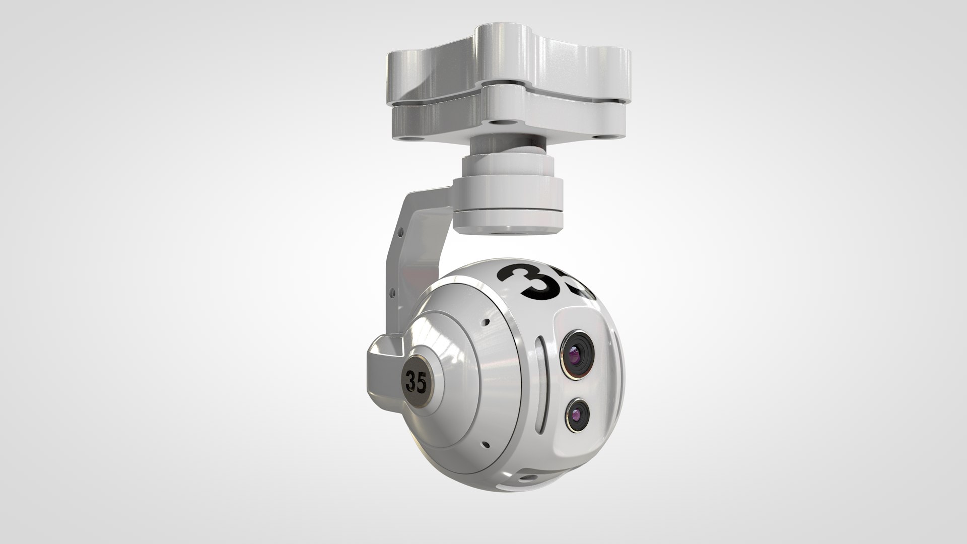 3D Gimbal Camera - TurboSquid 1794778