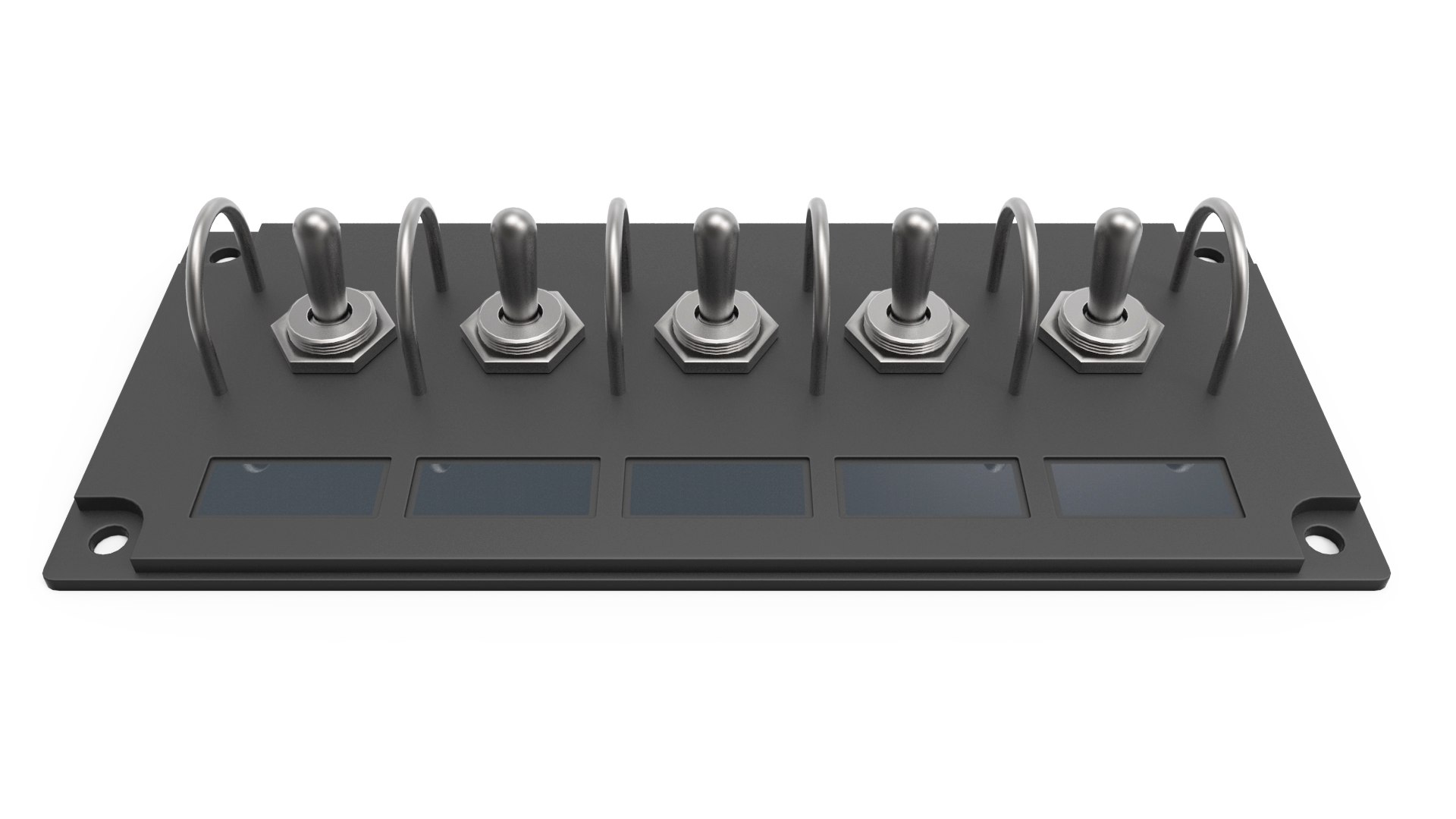 Toggle Switches Panel 3D Model - TurboSquid 1695300