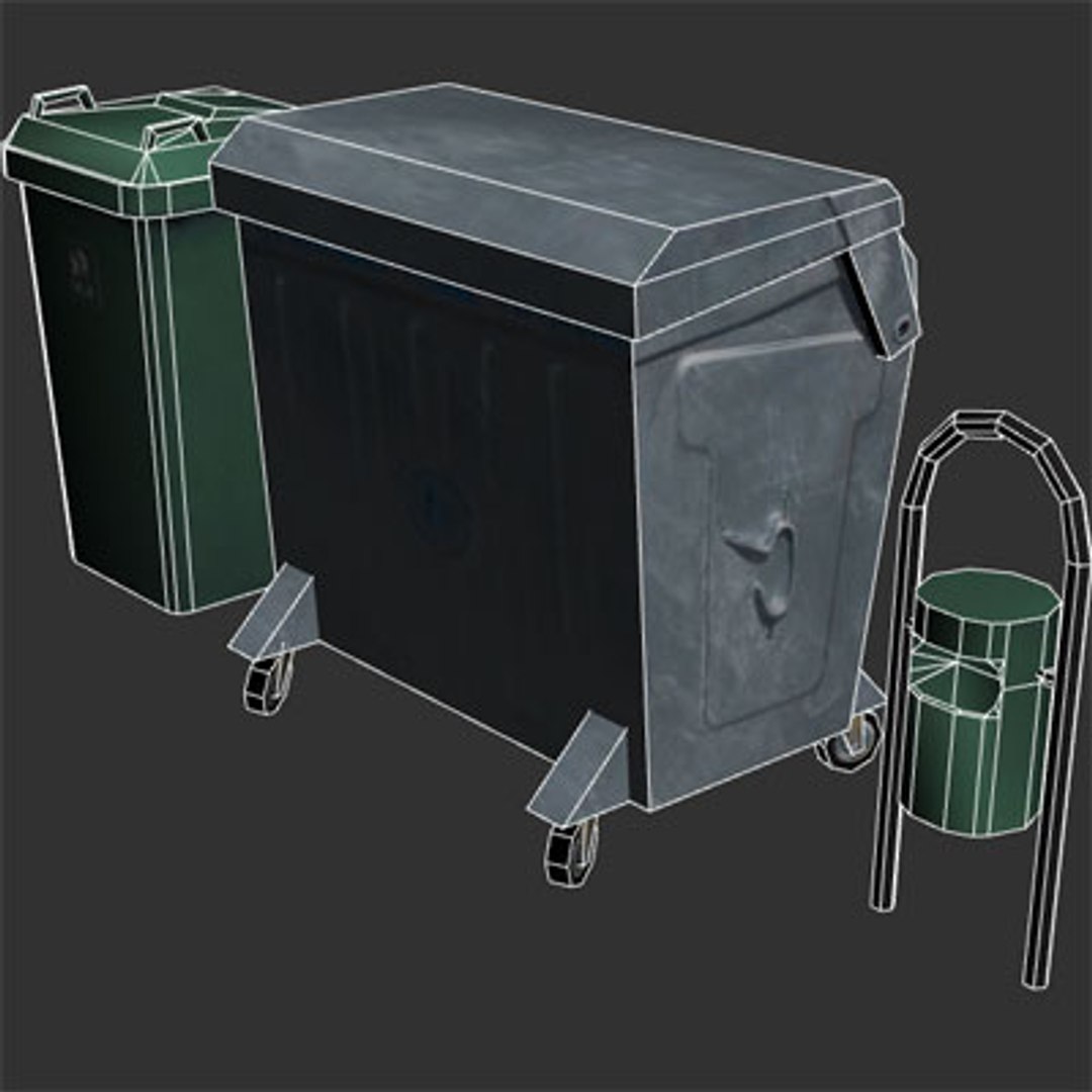 3d Model Trash