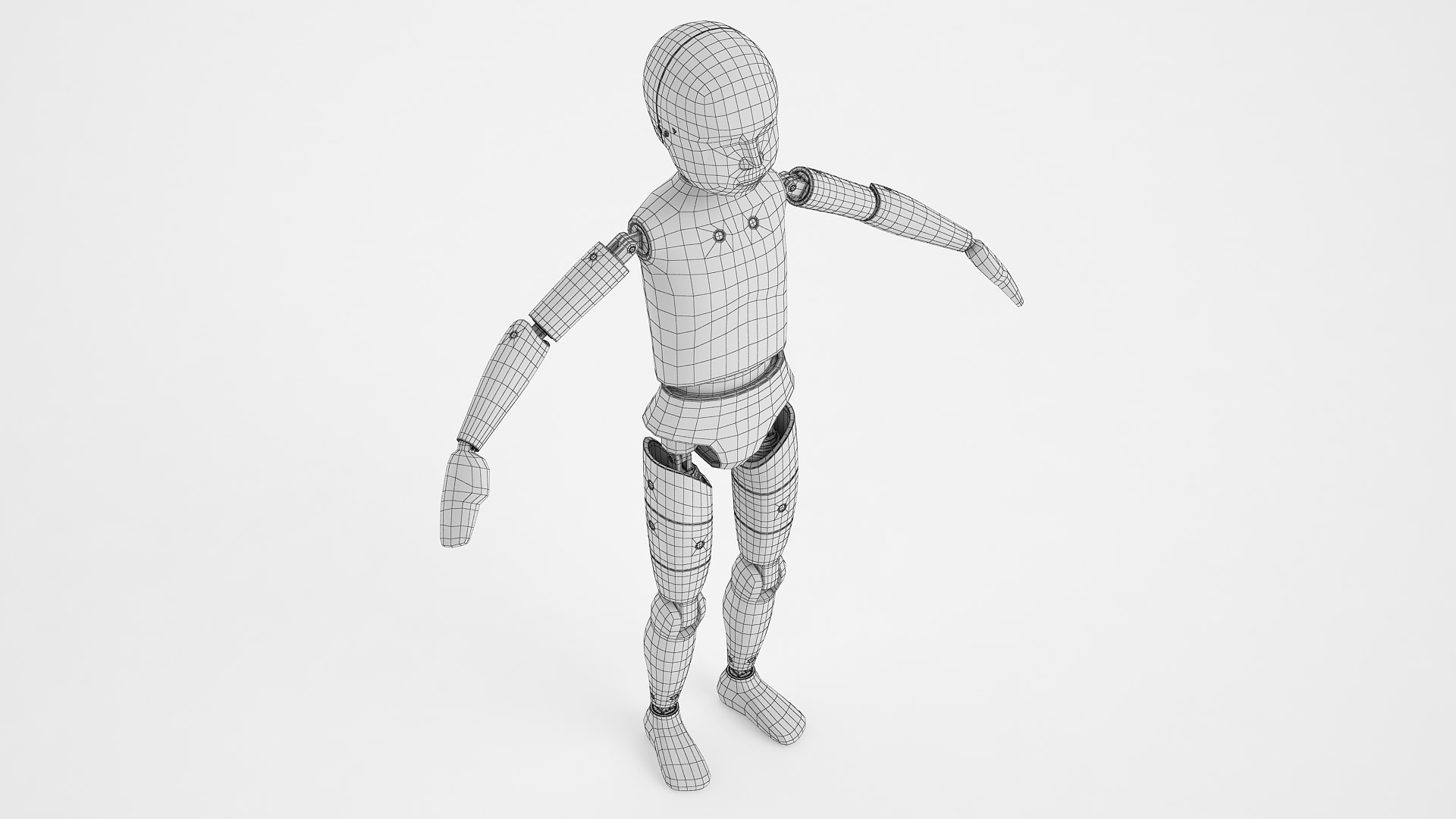 3D Child Car Crash Test Dummy 02 - TurboSquid 1916829
