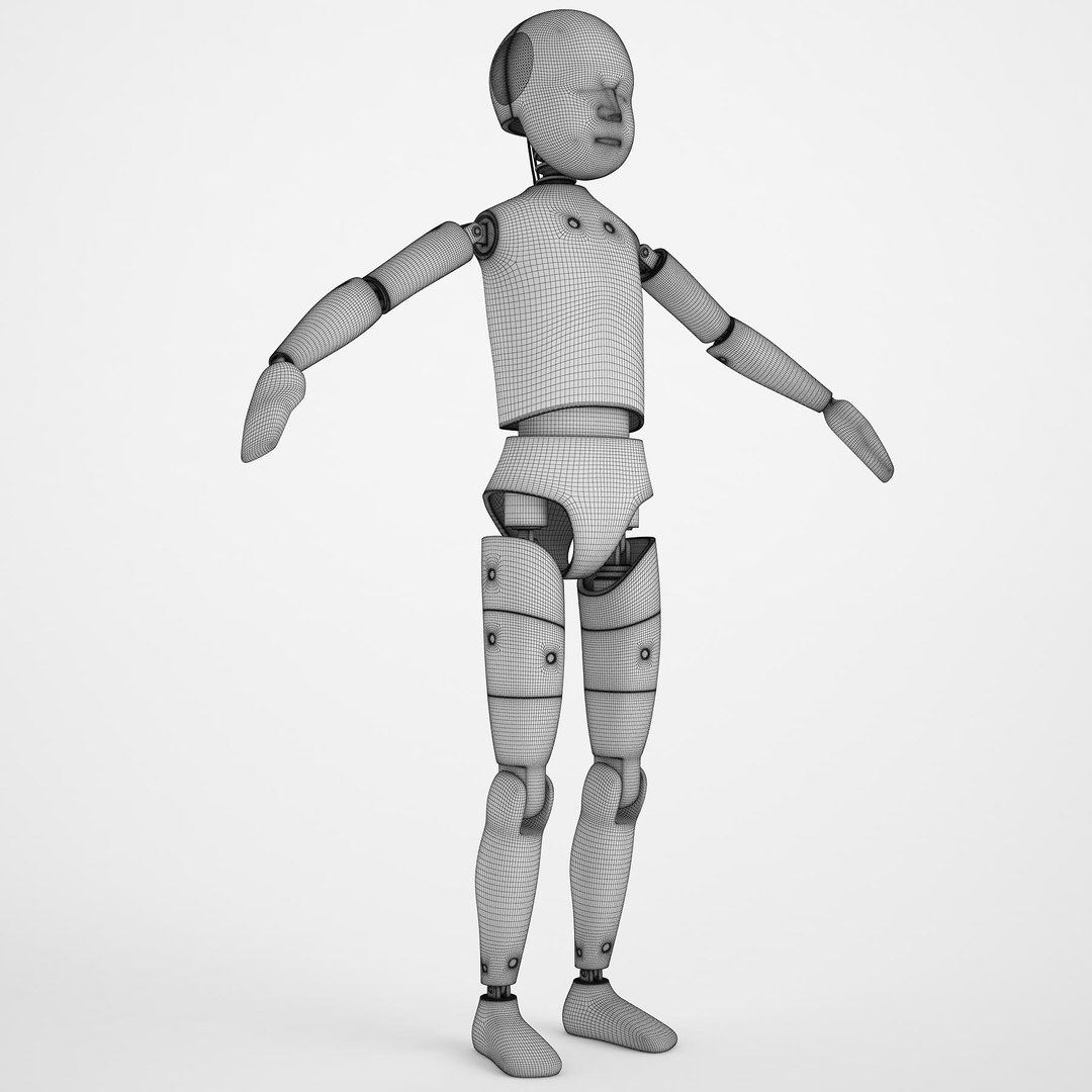 3D Child Car Crash Test Dummy 02 - TurboSquid 1916829