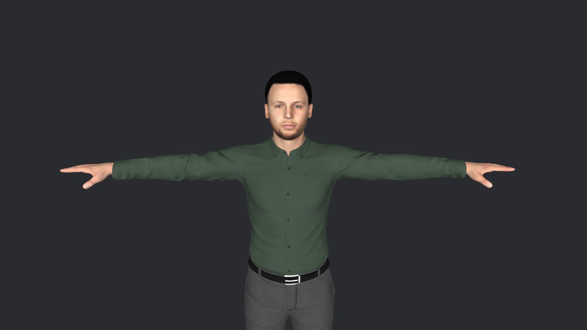 Stephen Curry Hyper Realistic Full Body Fully Rigged Character 3d Model