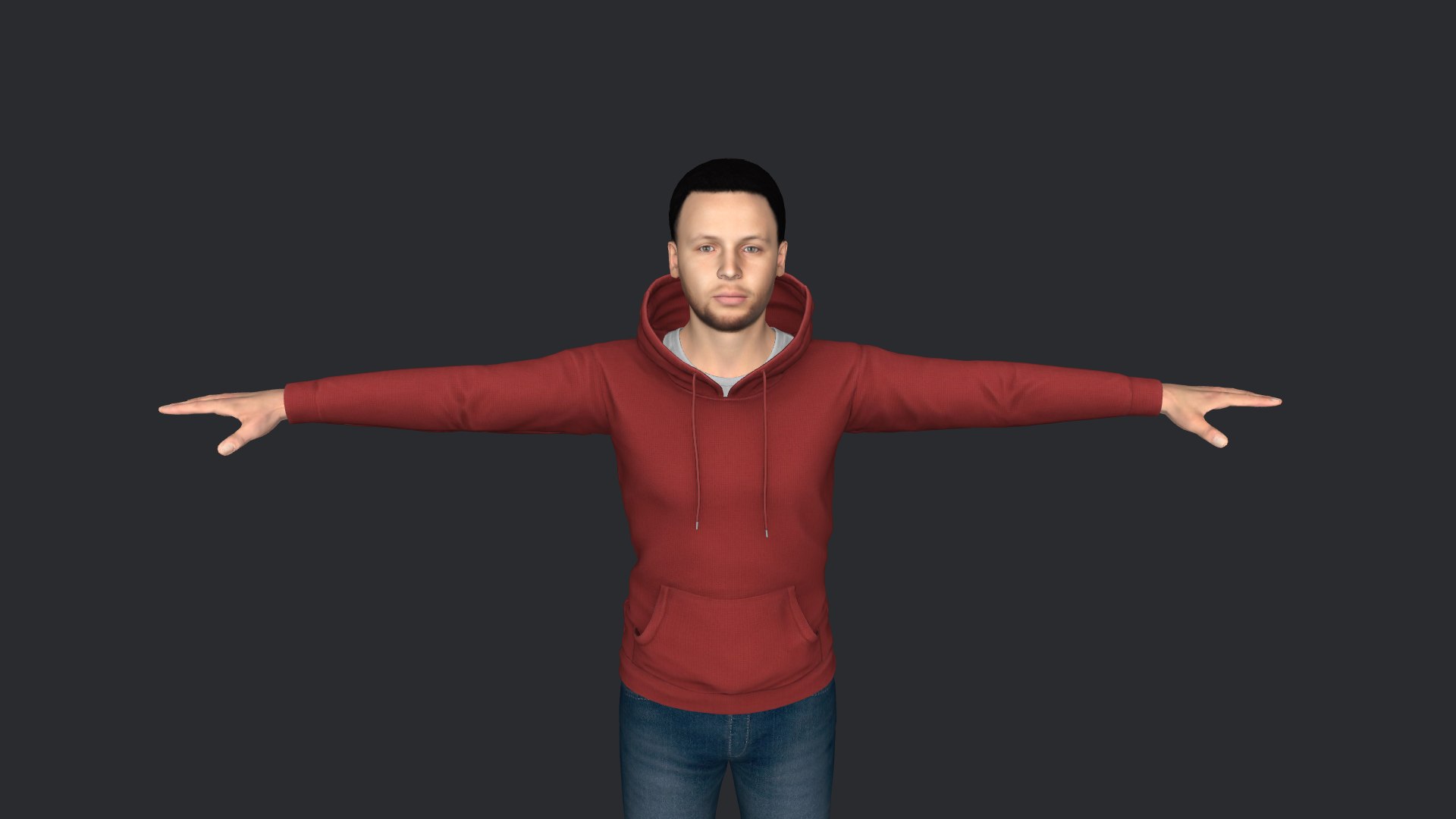 Stephen Curry Hyper Realistic Full Body Fully Rigged Character 3D Model ...