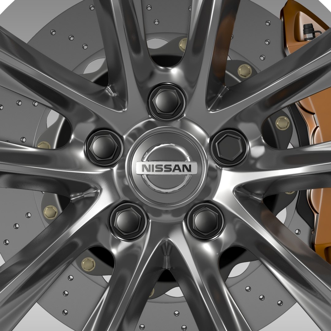 3d Model Nissan Fuga Hybrid Wheel