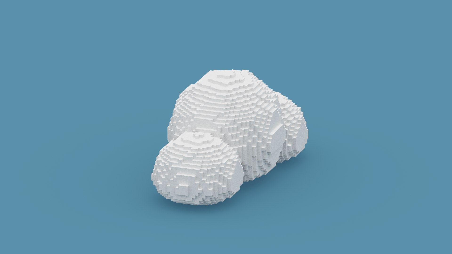 Voxel Cloud 3D Model - TurboSquid 1973361