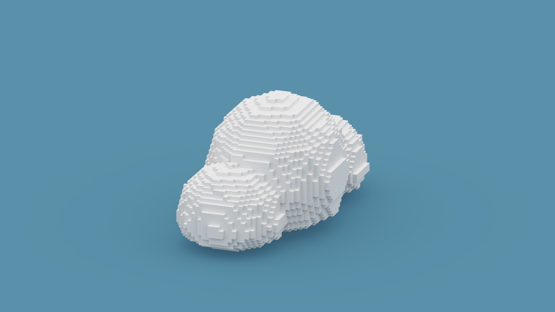 Voxel Cloud 3D Model - TurboSquid 1973361