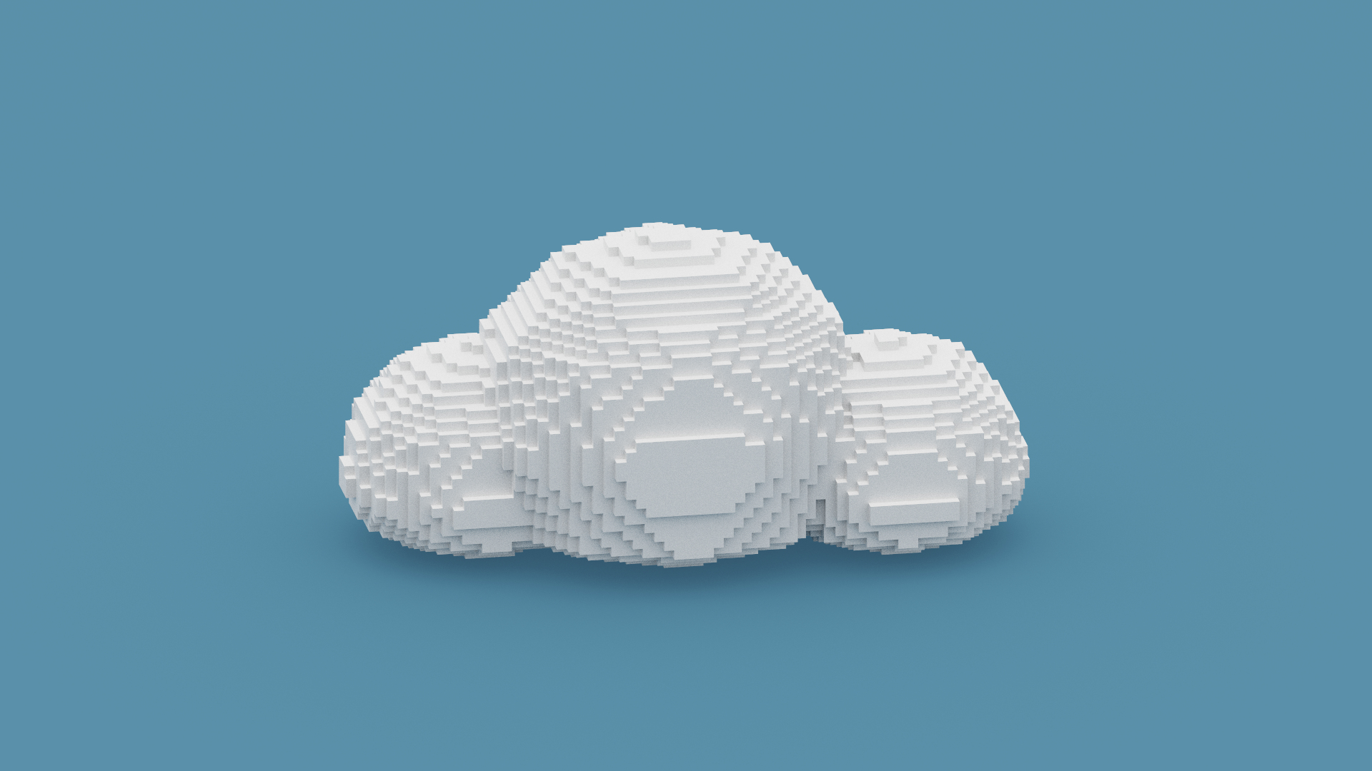 Voxel Cloud 3D Model - TurboSquid 1973361
