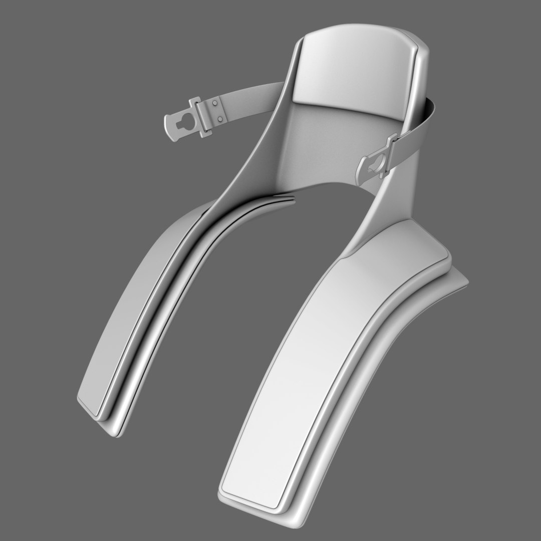 3d Model F1 Neck Protection
