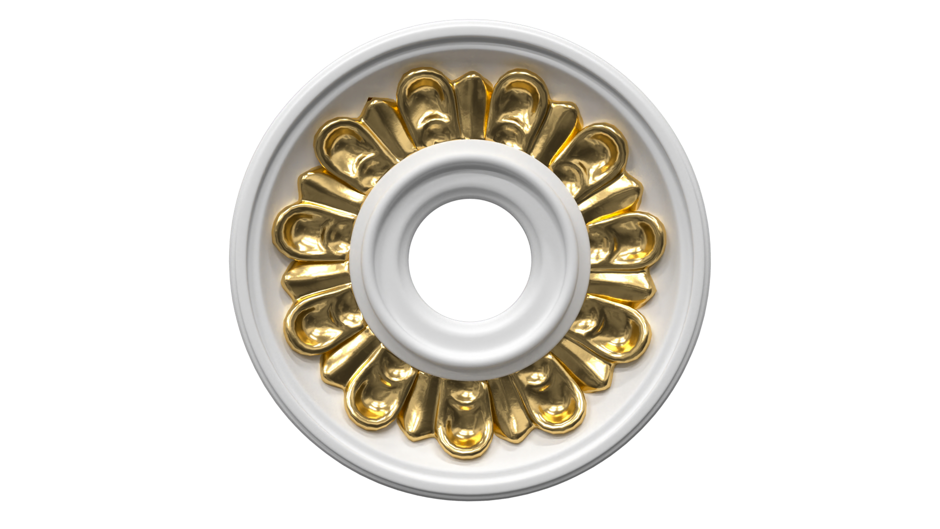 3D Ceiling Sockets Gypsum Plaster DR6 - TurboSquid 2030543