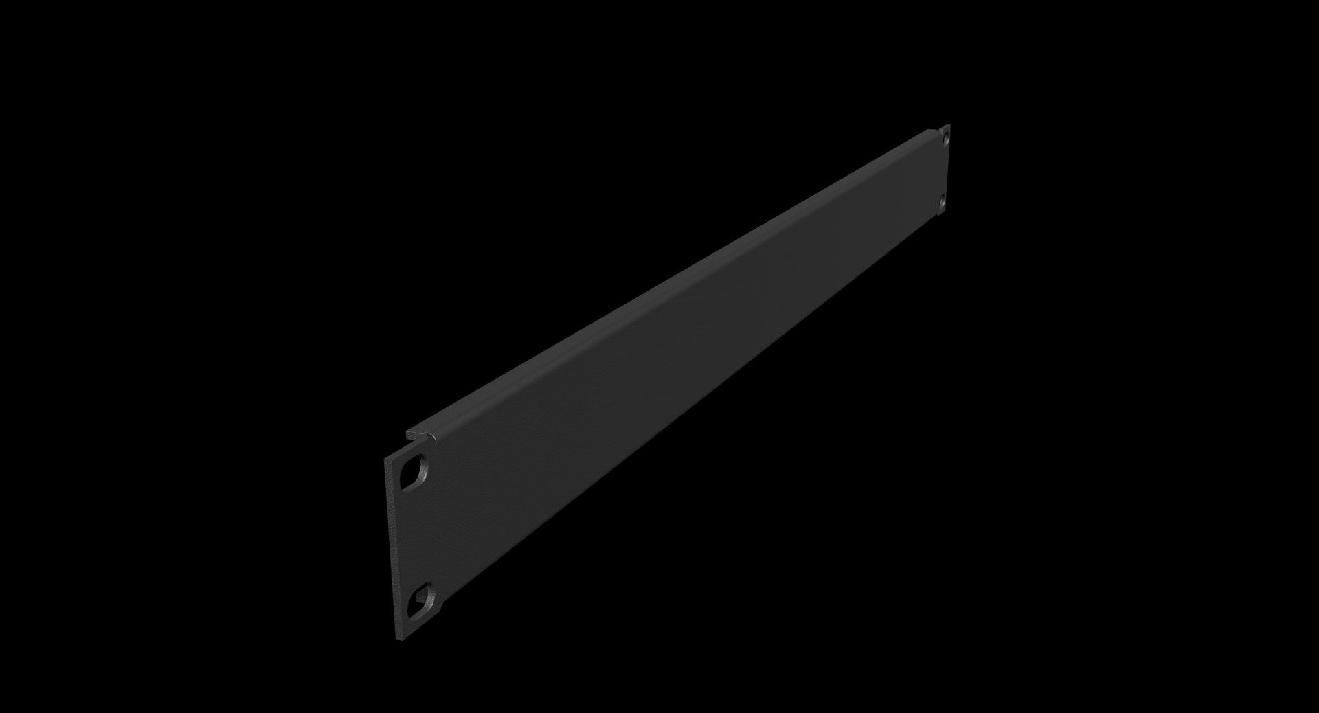 3D Model 19-inch Rack Mount Blank - TurboSquid 1297672