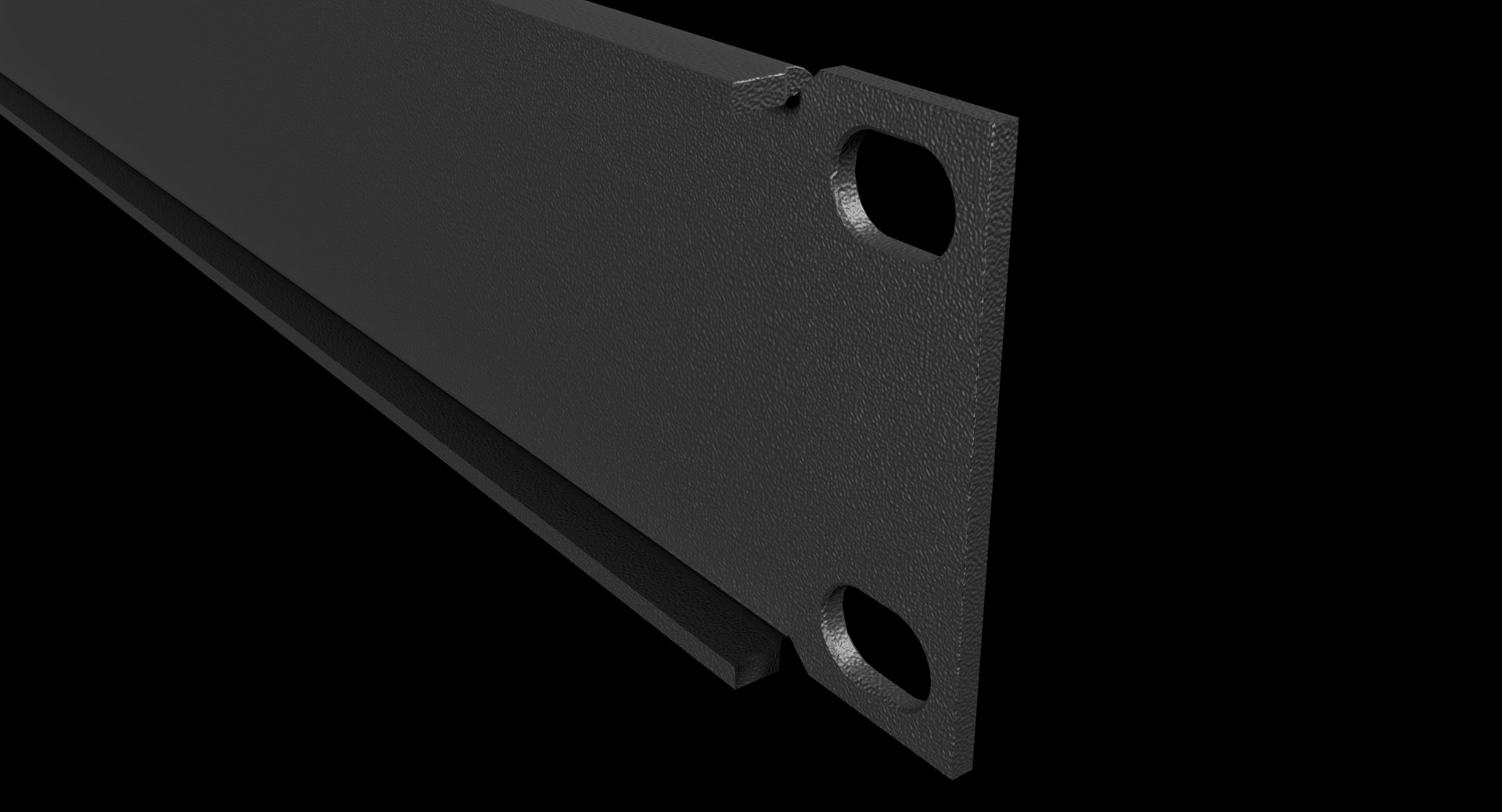 3D Model 19-inch Rack Mount Blank - TurboSquid 1297672