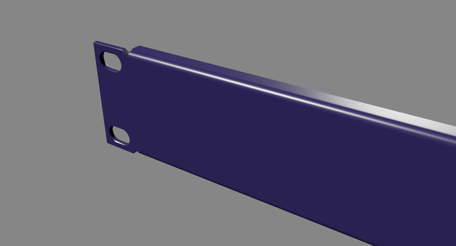 3D Model 19-inch Rack Mount Blank - TurboSquid 1297672