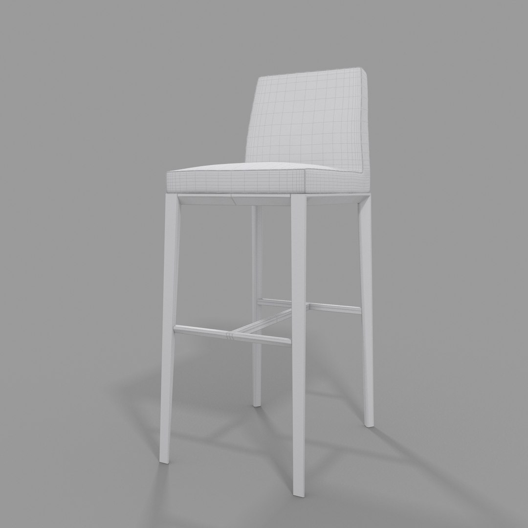 Calligaris bess stool 3D - TurboSquid 1520094