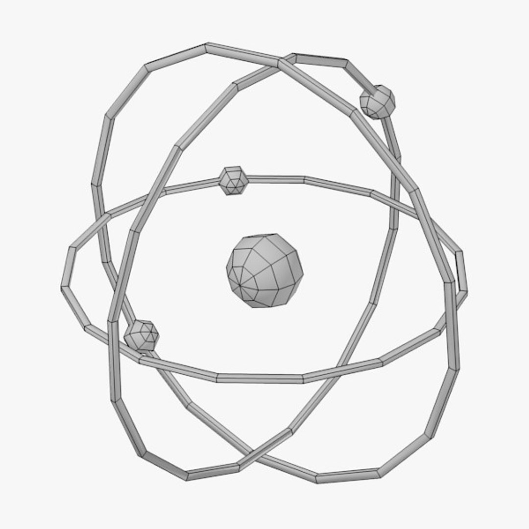 3d model of atom