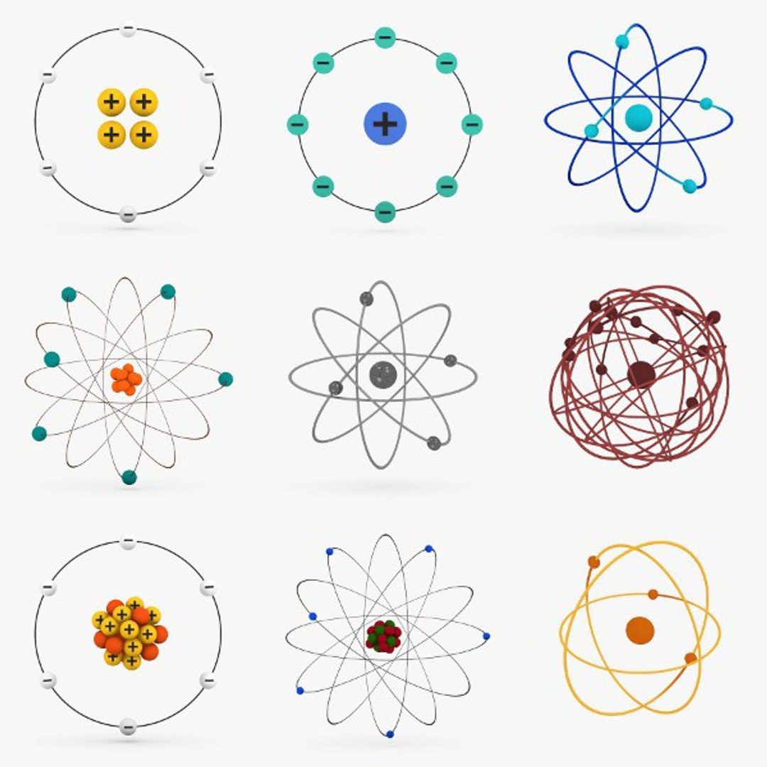 3d model of atom