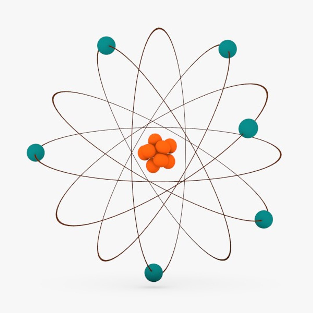 3d model of atom