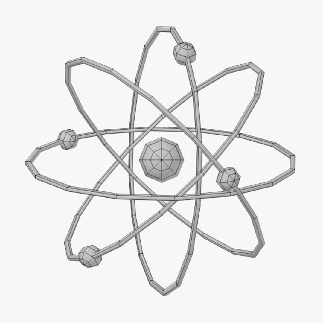 3d model of atom
