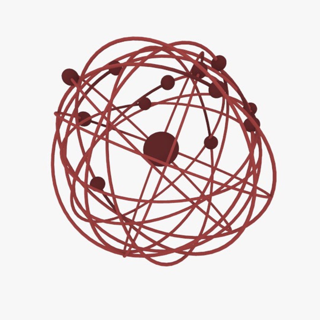 3d model of atom