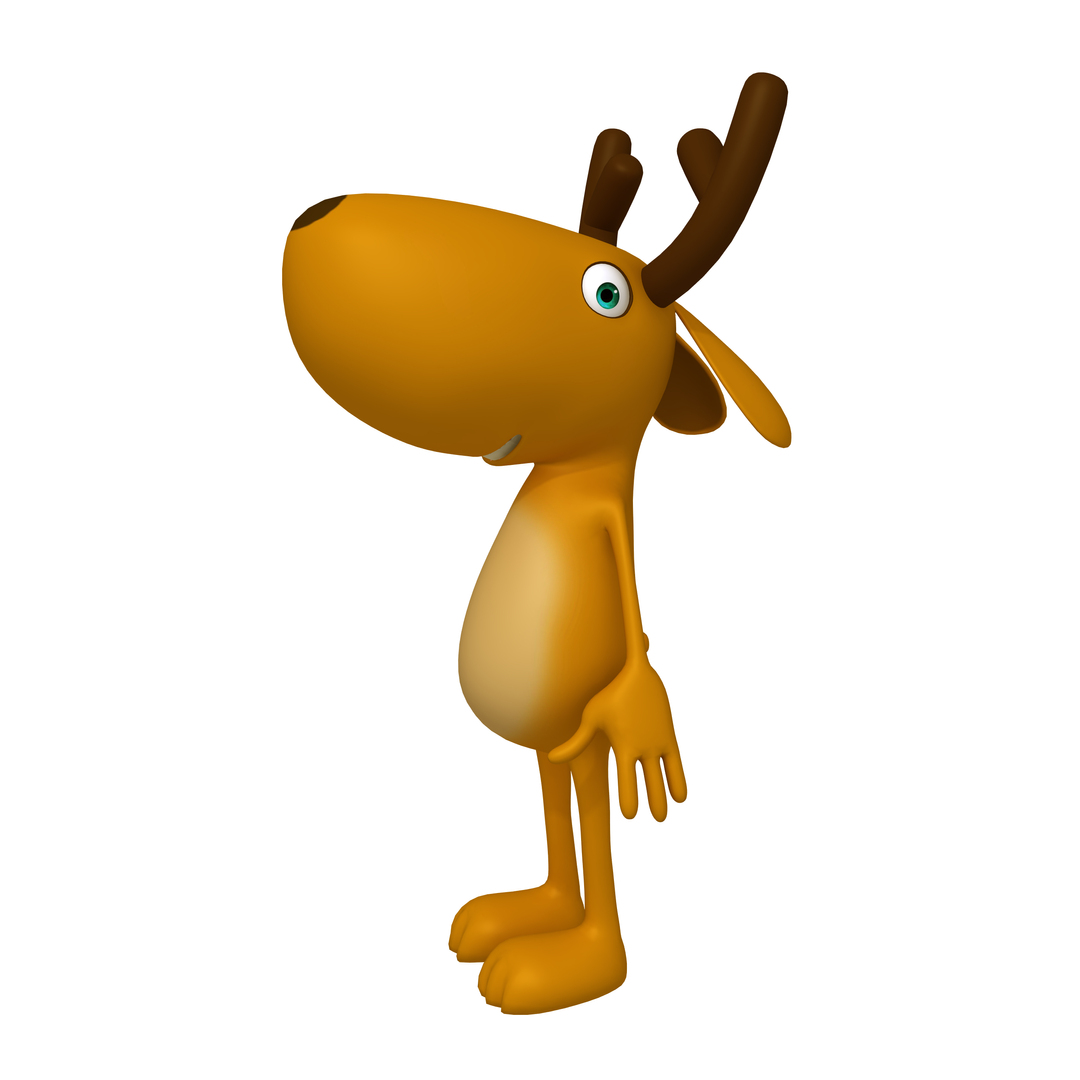 modèle 3D de Caricature de cerf - TurboSquid 1757896