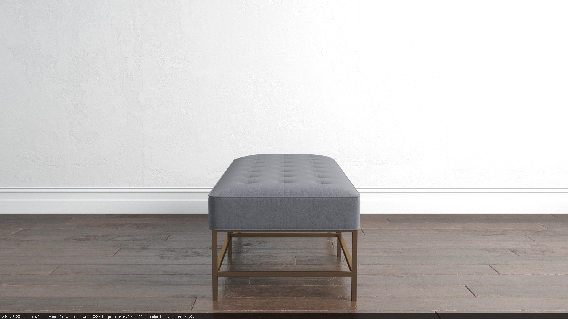 Restoration Hardware Blake Bench 3D Model - TurboSquid 2007022