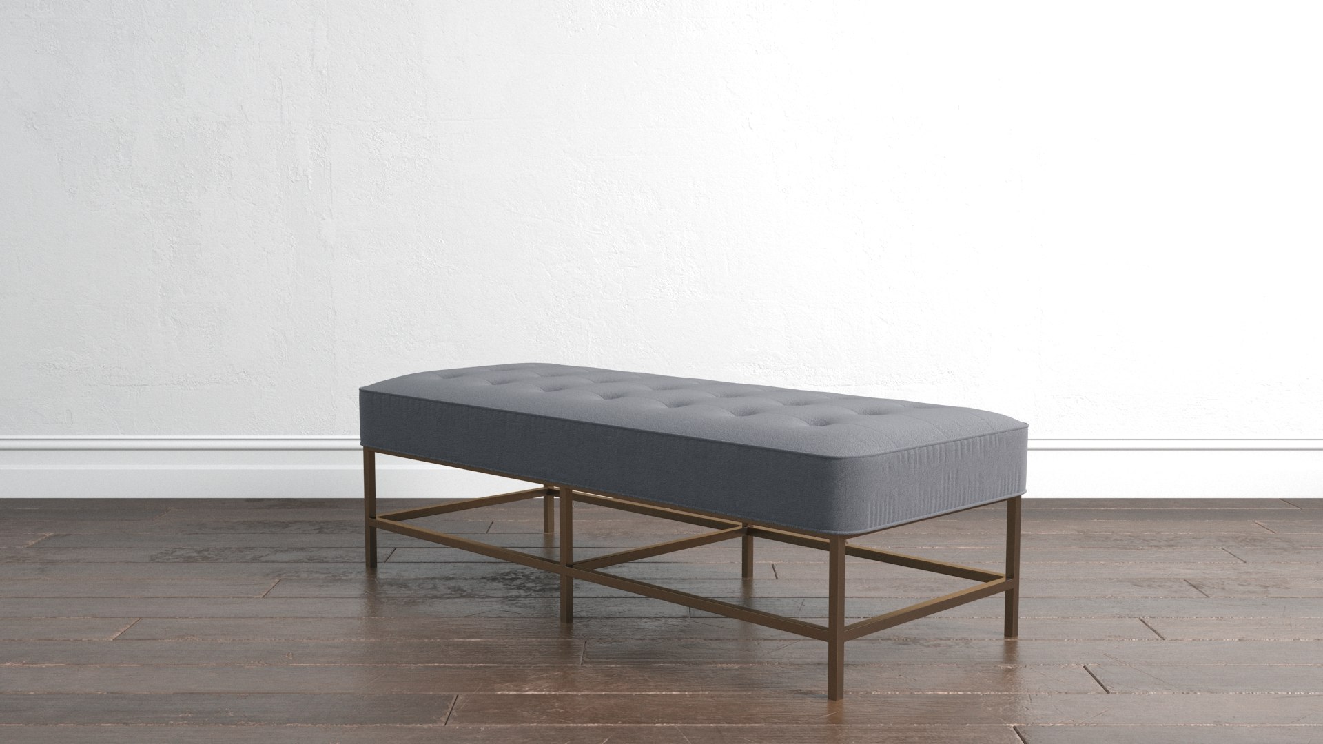 Restoration Hardware Blake Bench 3D Model - TurboSquid 2007022