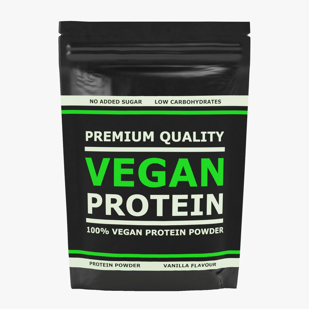 3D Vegan Protein model - TurboSquid 2082143